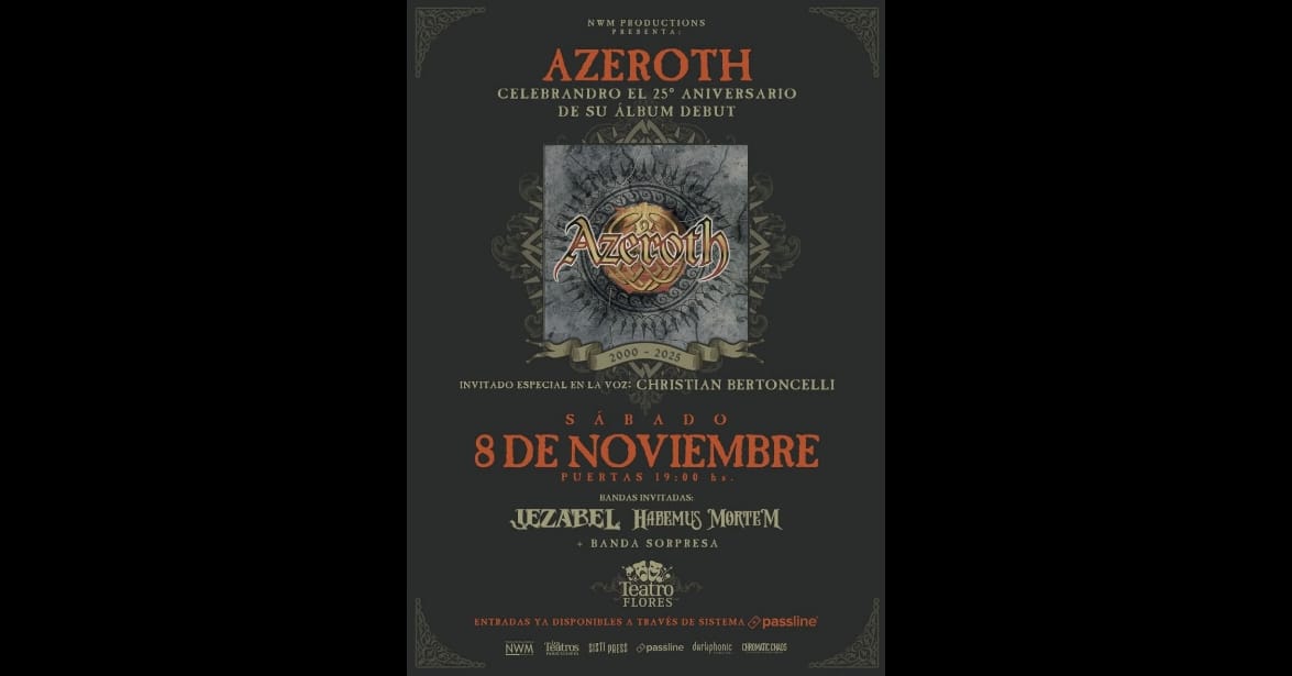 La Banda Argentina Rememora Su Primer Álbum | Azeroth…25 Años De Un ...