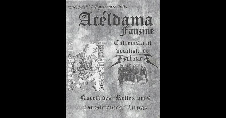 Aceldama Zine Nro. 2 – Año 2004 - Del Otro Lado Metal